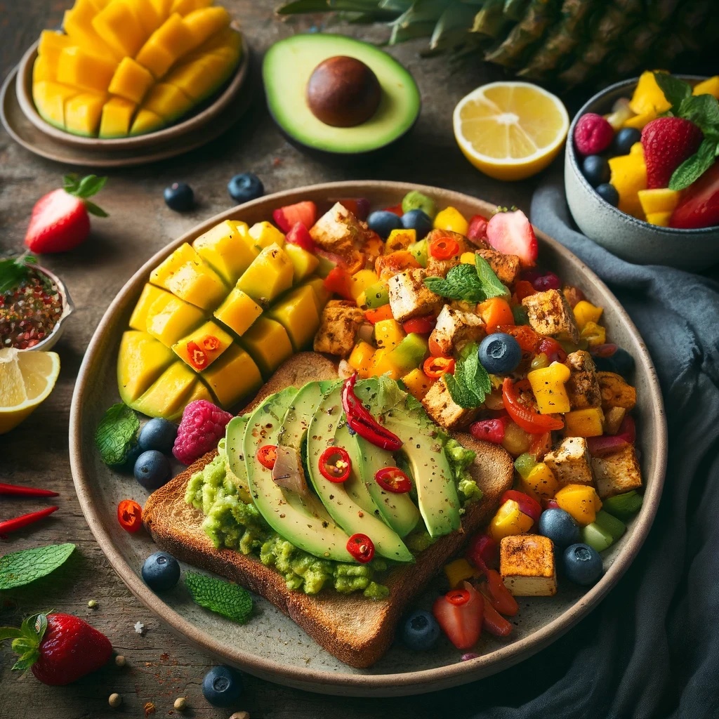 Veganer Avocado-Tofu-Brunch – Ein herzhaftes und nahrhaftes Brunch ...